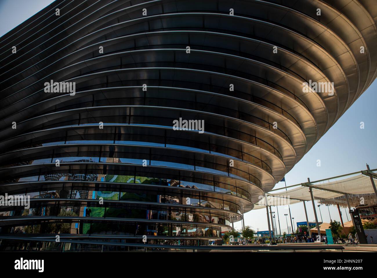 View of mobility pavilion on Dubai expo 2020 Stock Photo - Alamy