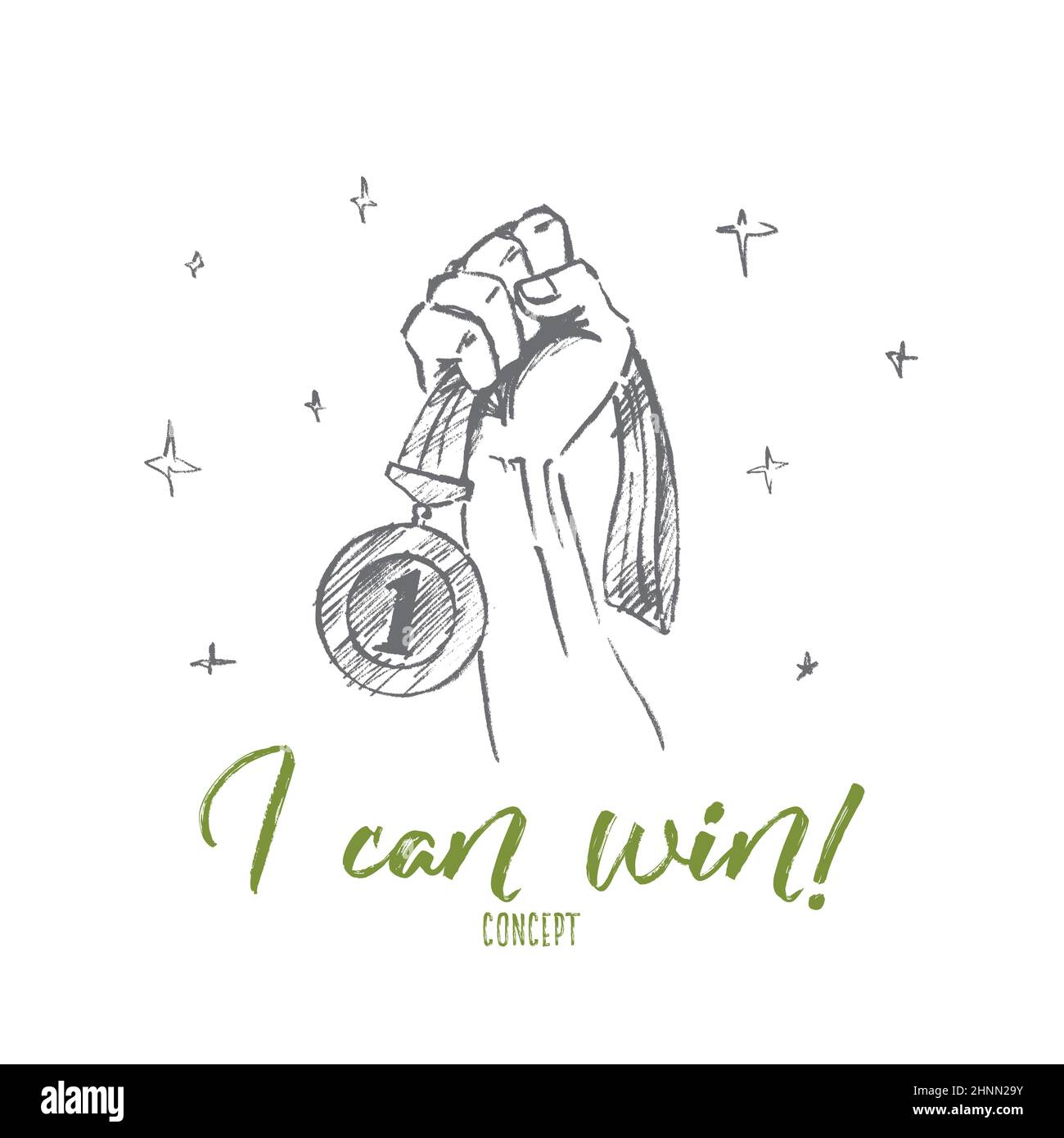 Sketch medal winner prize hi-res stock photography and images - Alamy