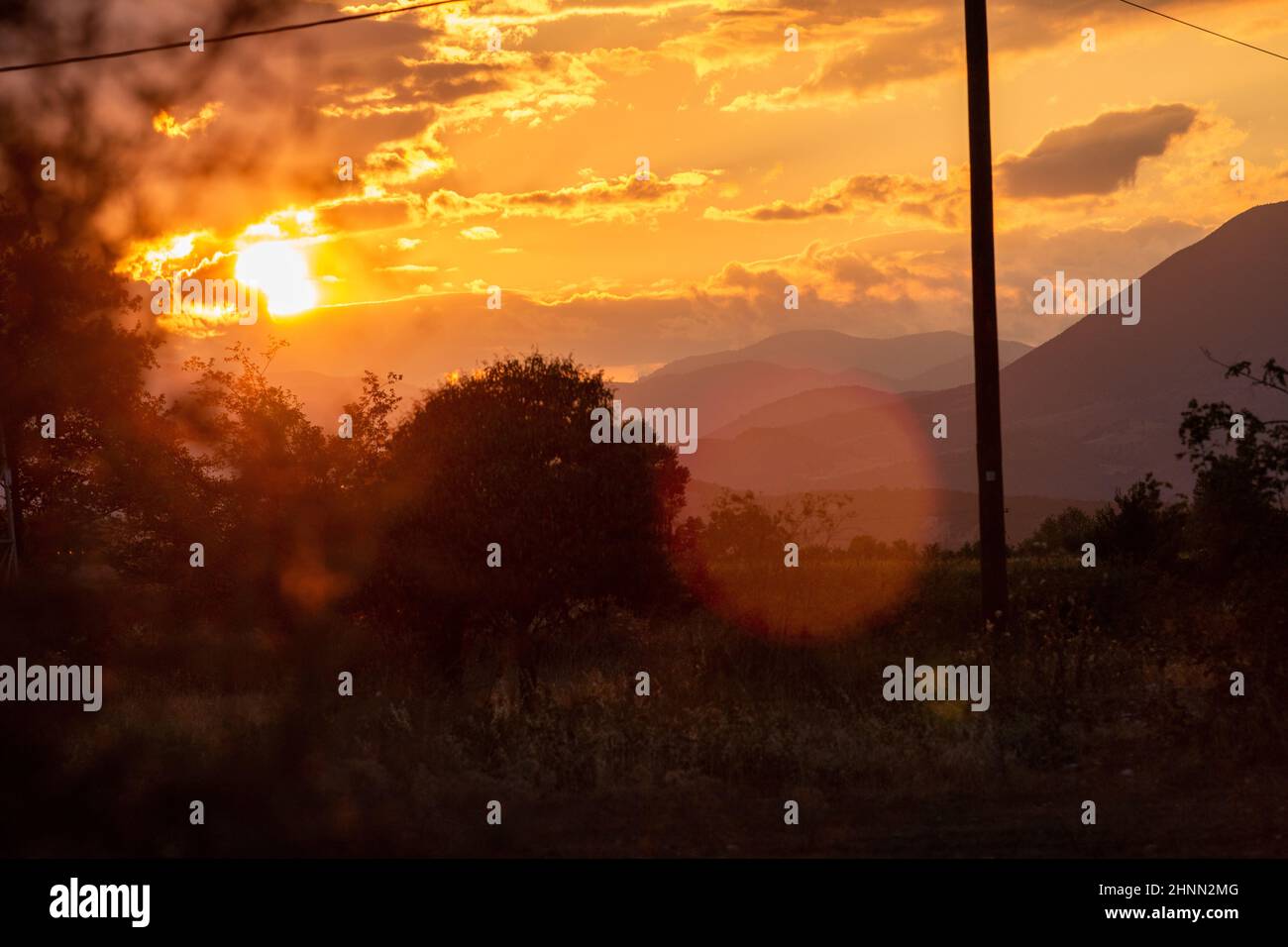 cliffs of Meteora from a distance, Greece Stock Photo - Alamy