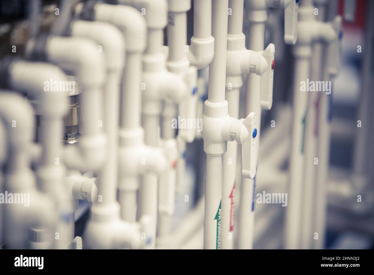 Various PVC pipes and fittings Stock Photo - Alamy