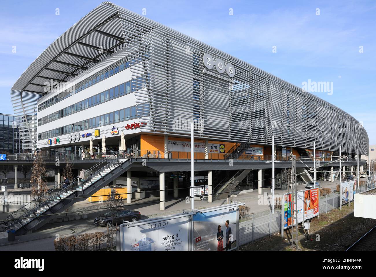 Central bus station in Munich Stock Photo - Alamy