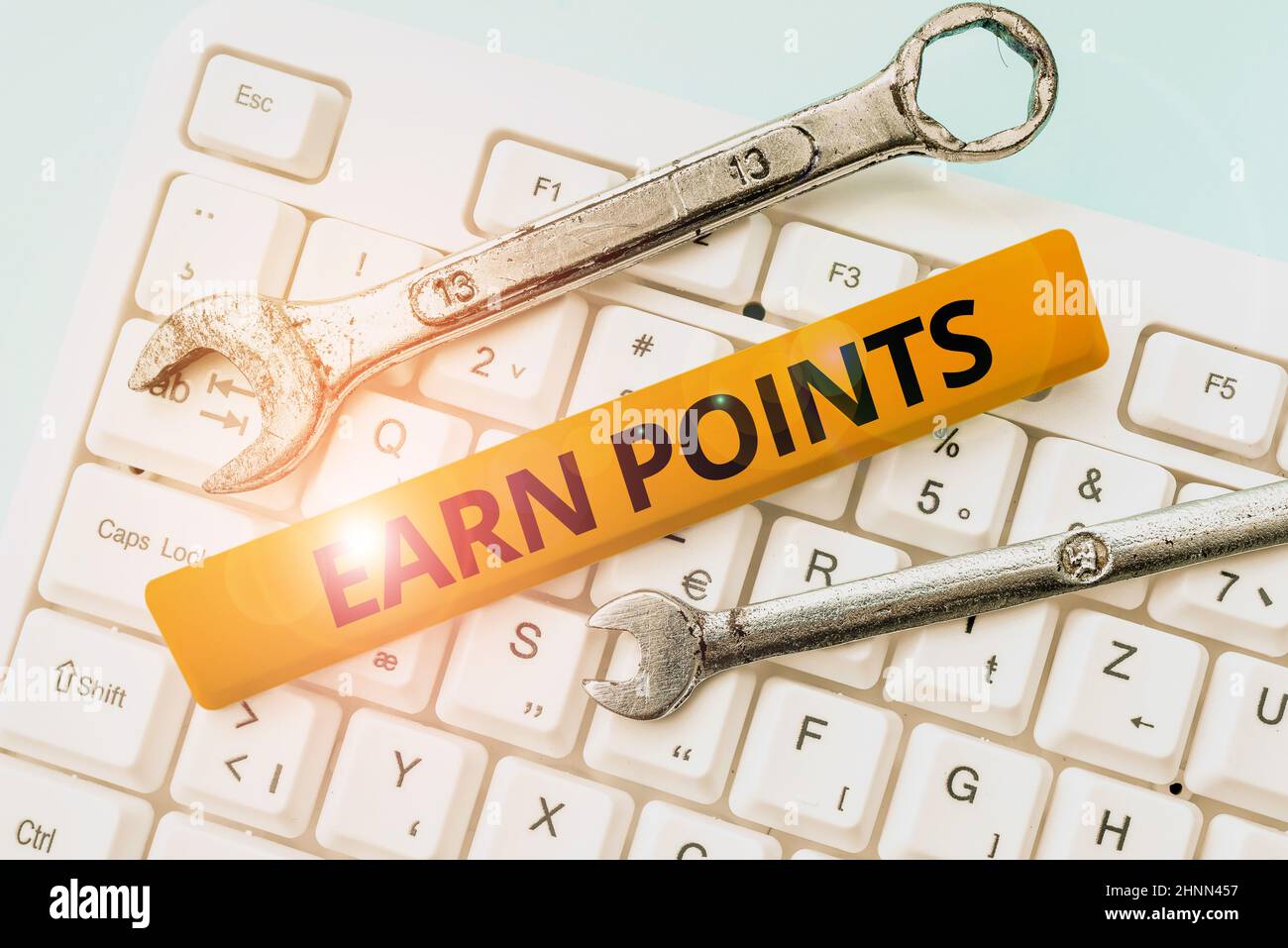 Sign displaying Earn Points. Business showcase collecting scores in ...