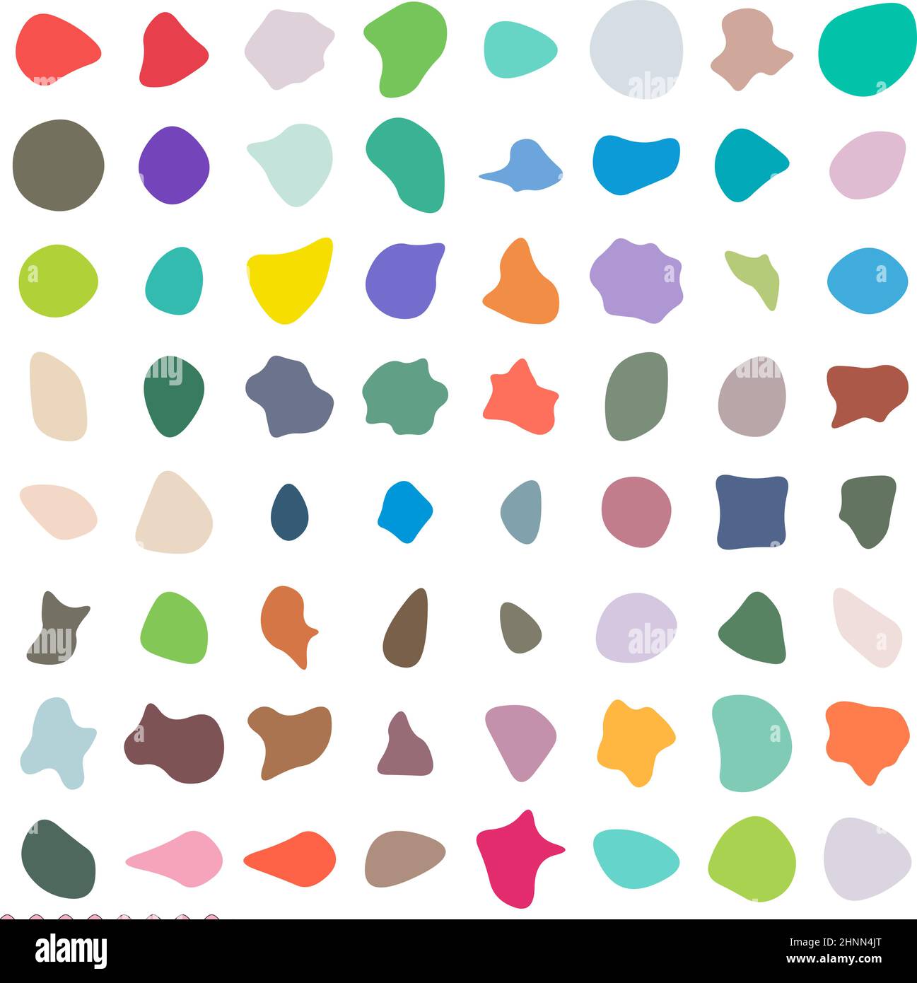 Random blotch, inkblot. Organic blob, blot. Speck shape.Splat, fleck ...