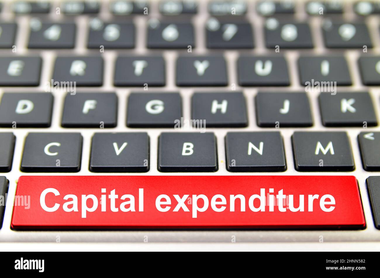 Capital expenditure word on computer keyboard, 3D rendering Stock Photo ...
