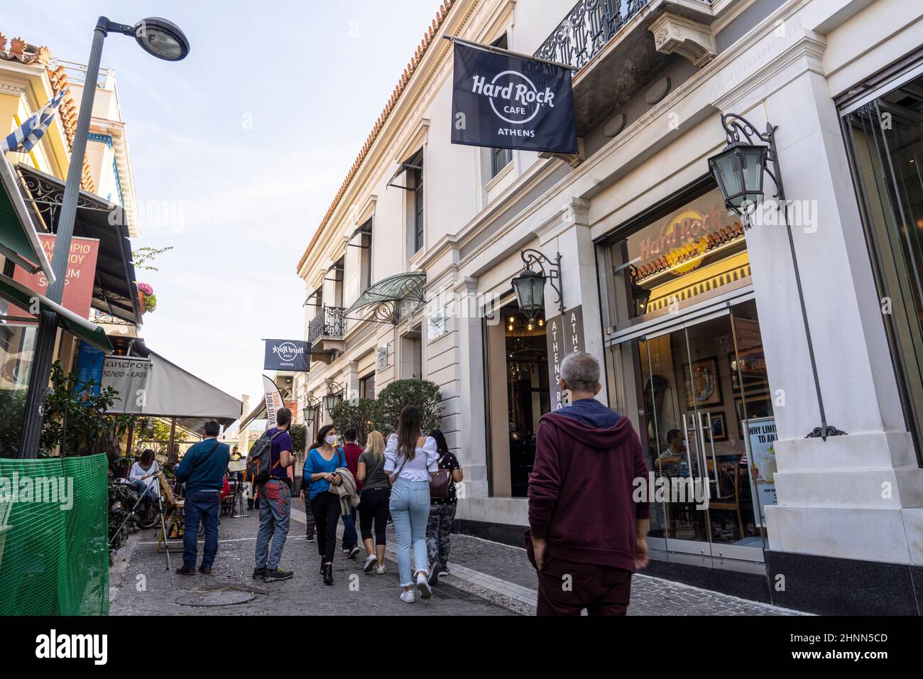 Hard Rock Cafe in Athens, Greece Stock Photo - Alamy