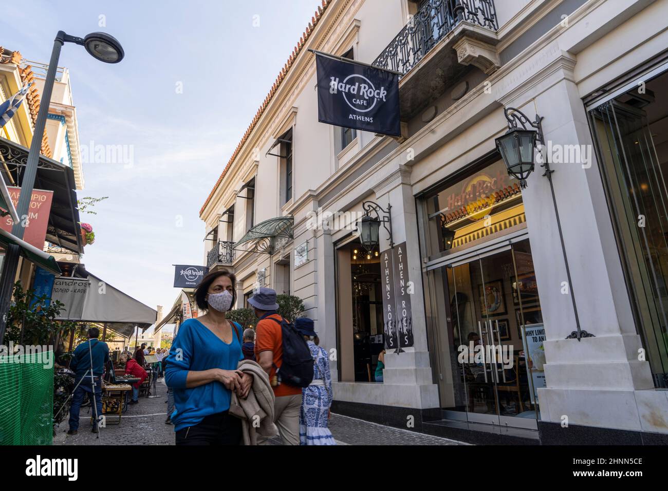 Hard Rock Cafe in Athens, Greece Stock Photo - Alamy