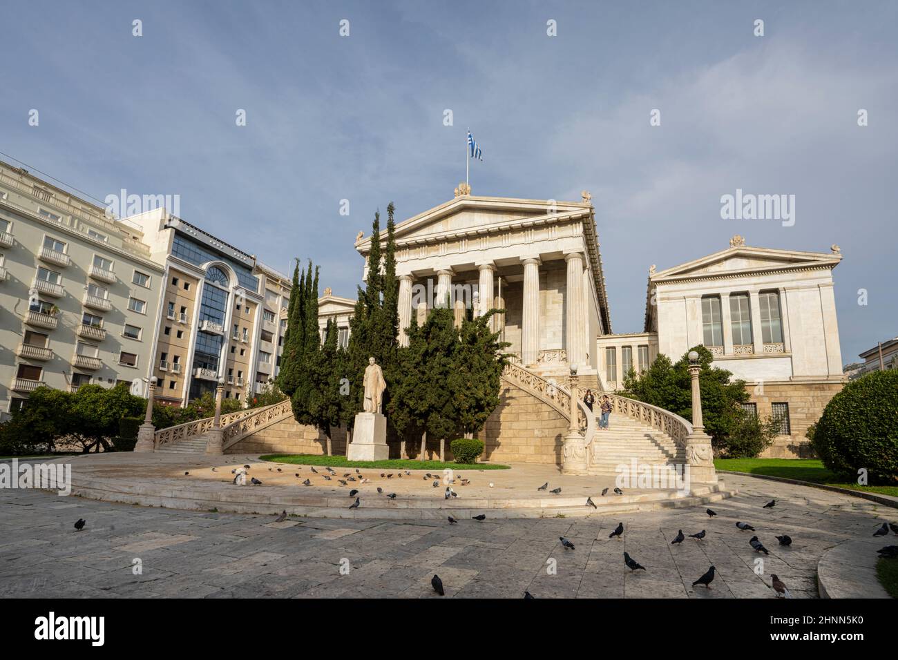 The National Library in Athens, Greece Stock Photo - Alamy