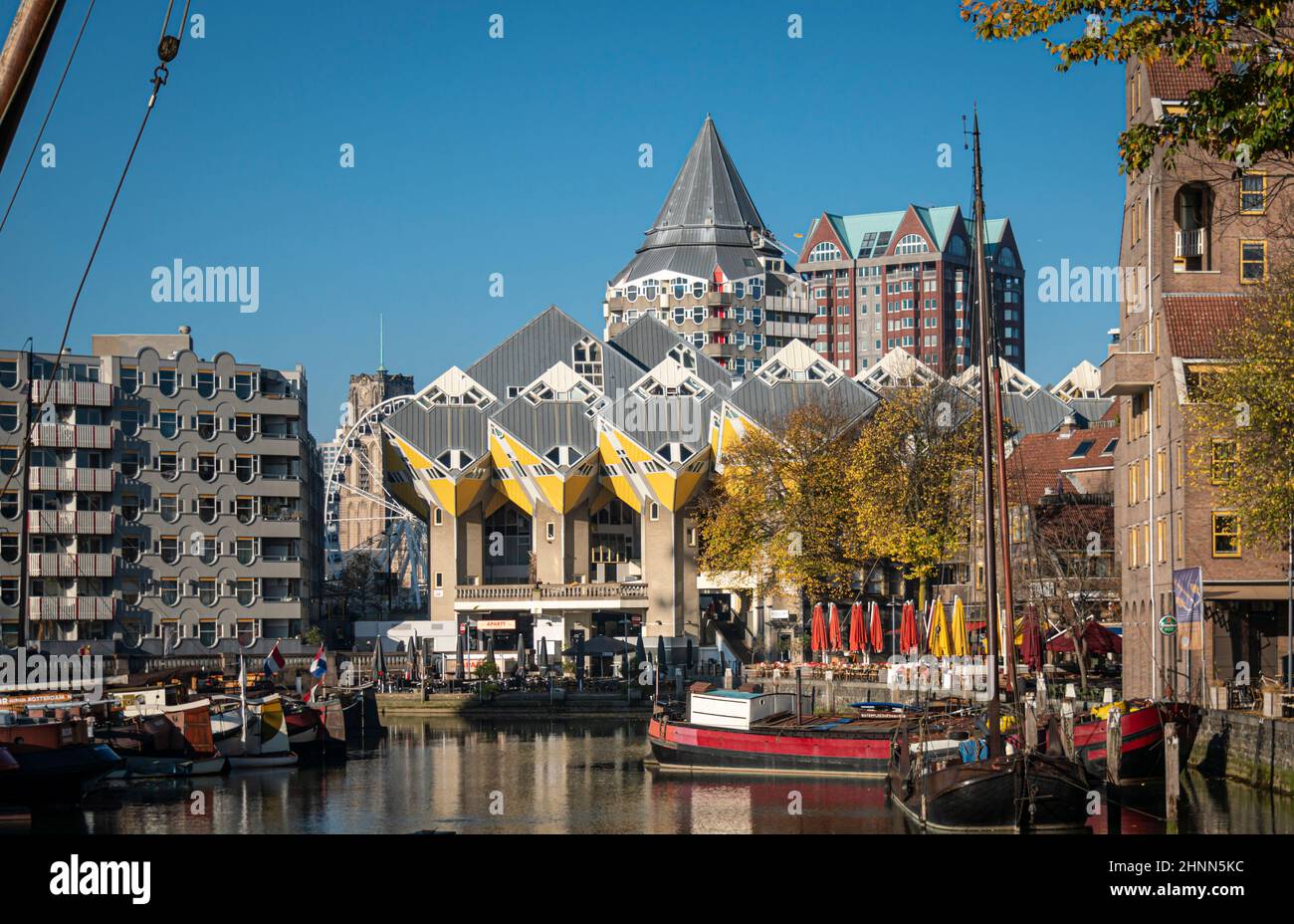 The Old Harbor, Rotterdam, Netherlands Stock Photo - Alamy