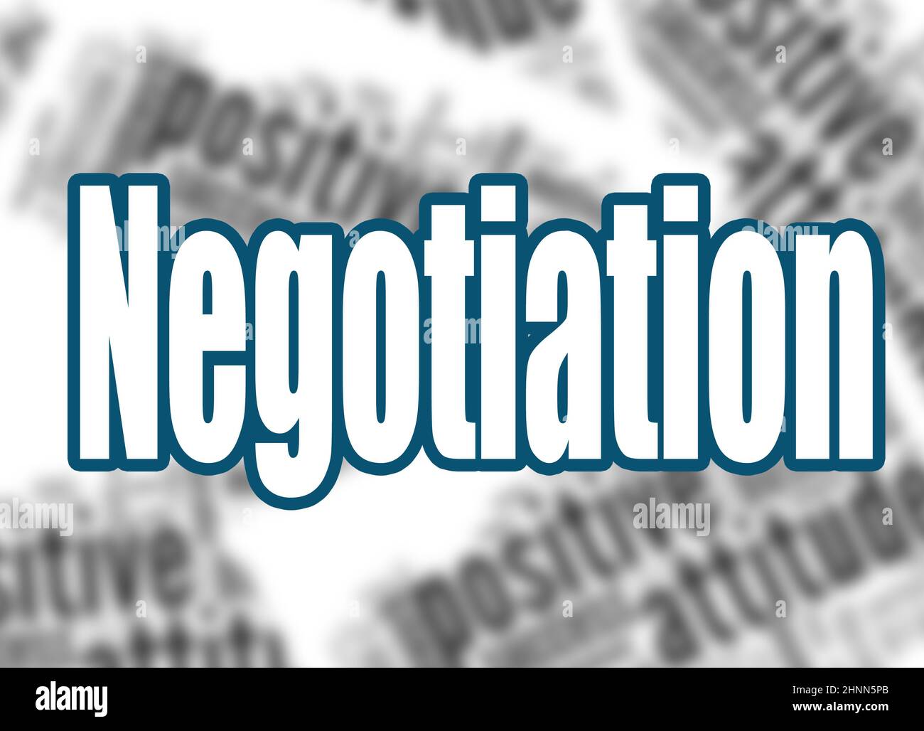 Negotiation word with word cloud background, 3D rendering Stock Photo ...