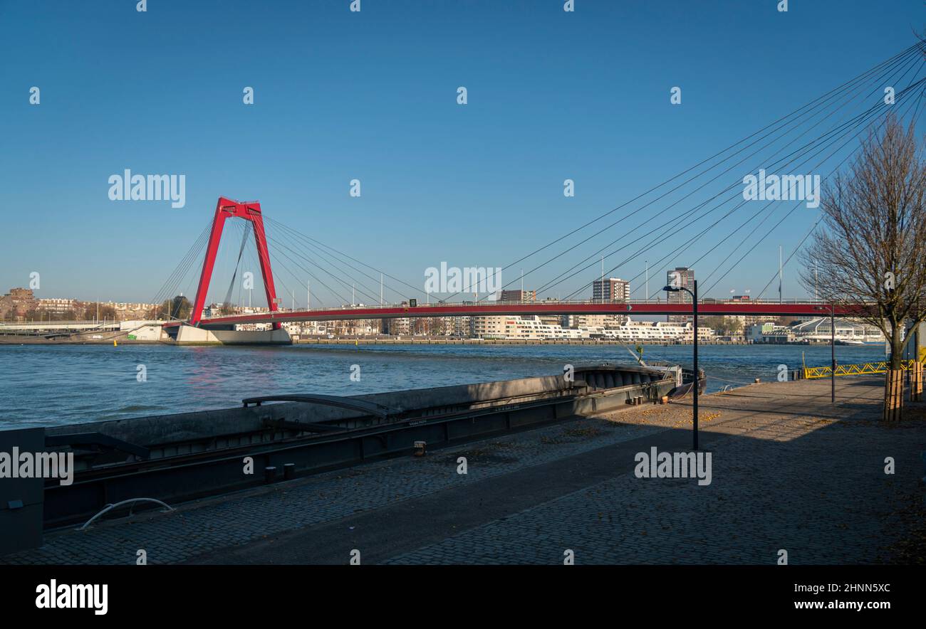Willemsbrug Bridge, Rotterdam Stock Photo - Alamy
