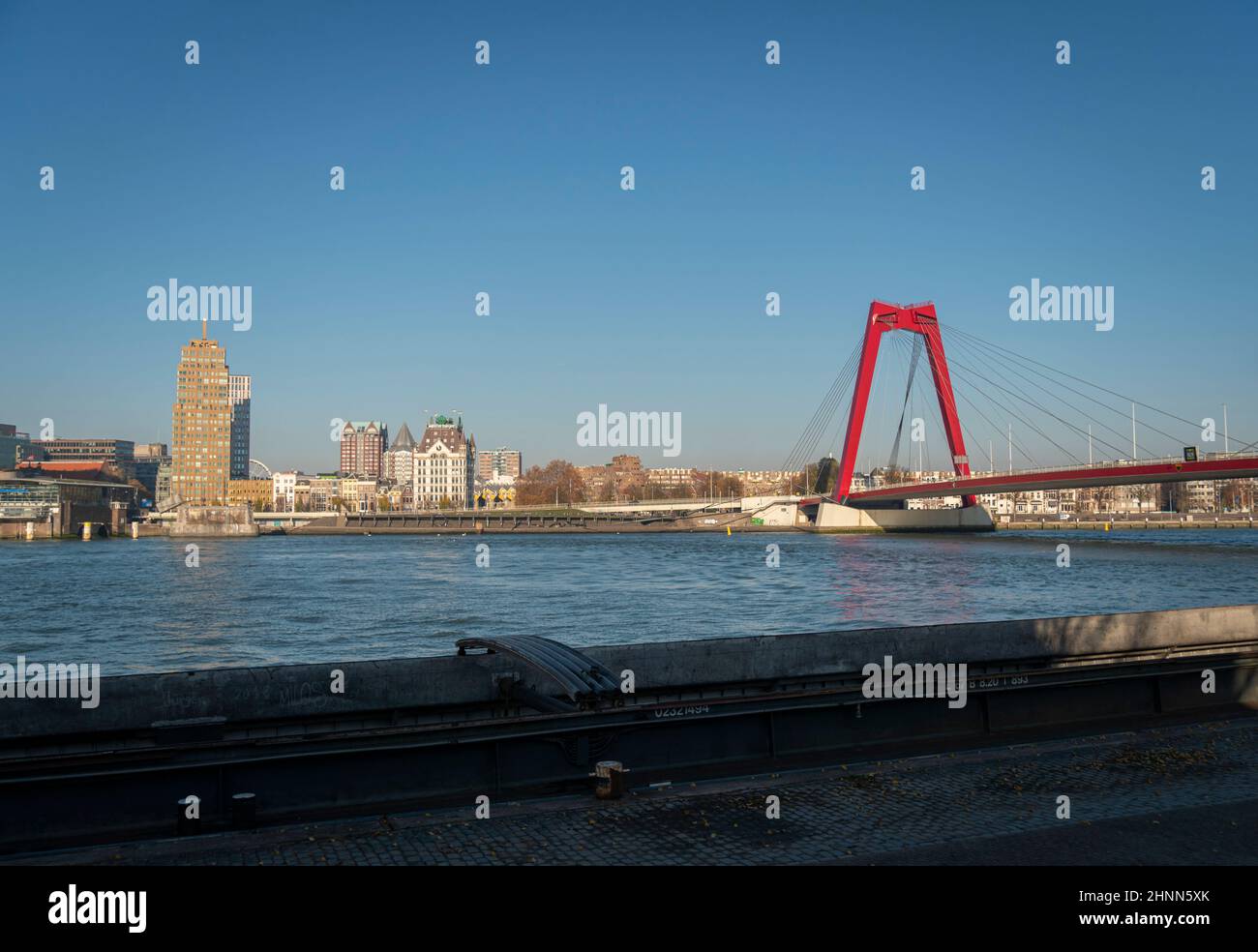 Willemsbrug Bridge, Rotterdam Stock Photo - Alamy