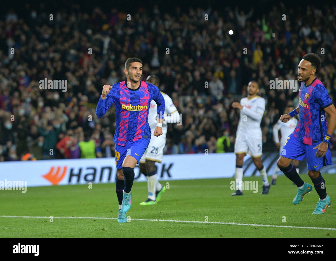 Barcelona camp nou celebration hi-res stock photography and images - Alamy
