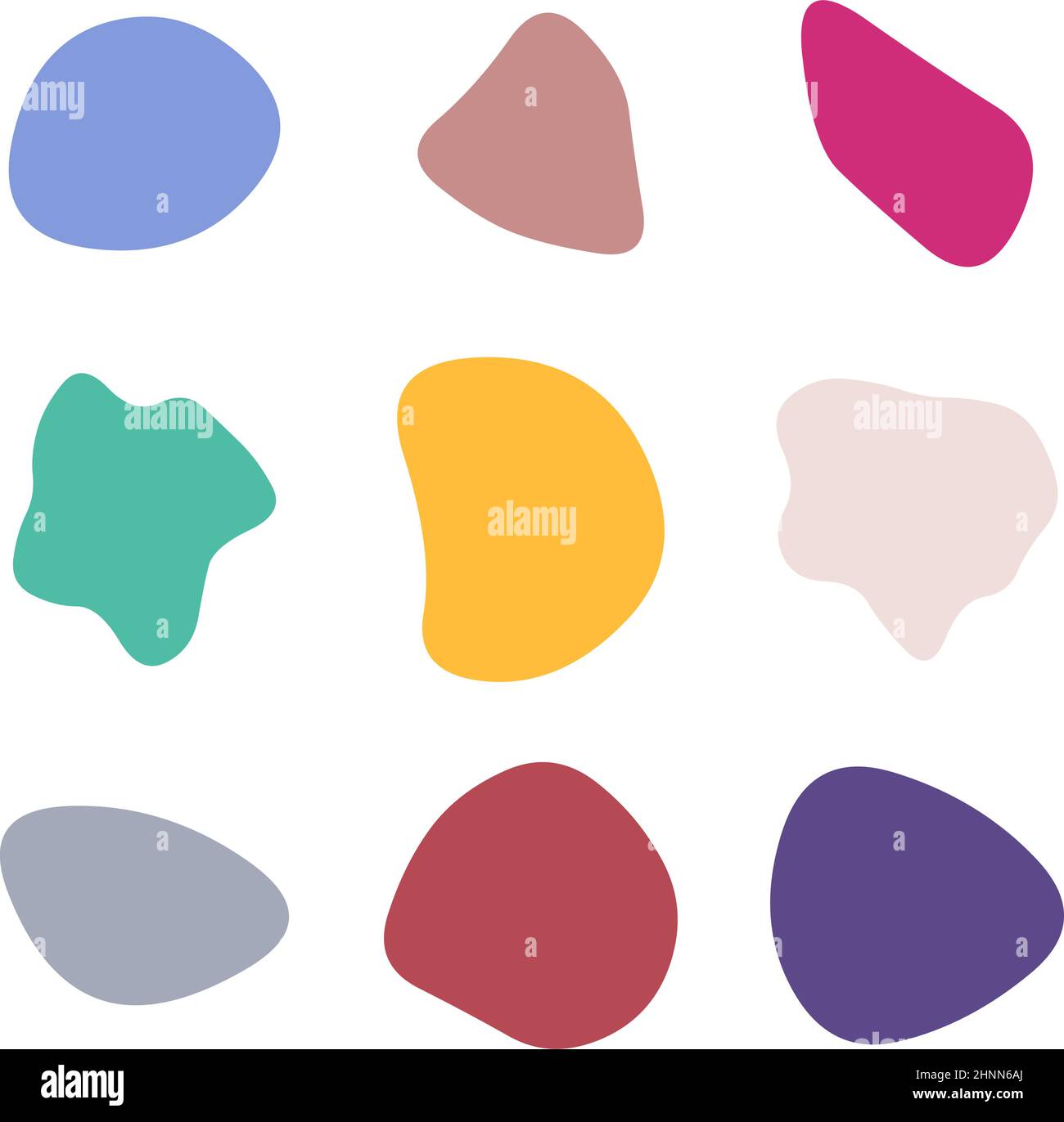 Random blotch, inkblot. Organic blob, blot. Speck shape.Splat, fleck ...