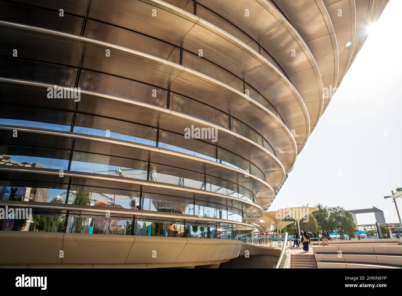 View of mobility pavilion on Dubai expo 2020 Stock Photo - Alamy