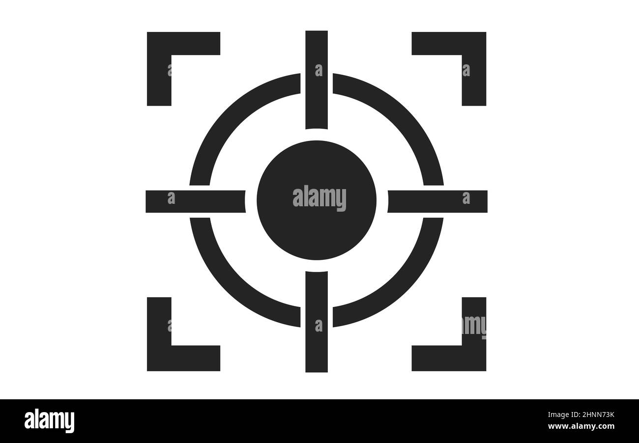 Target icon in modern design style, 3D rendering Stock Photo - Alamy