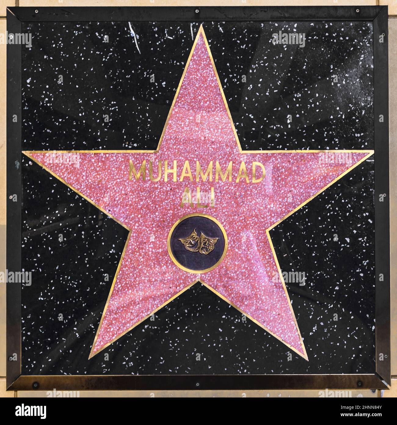 Muhammad Ali's star on Hollywood Walk of Fame Stock Photo - Alamy