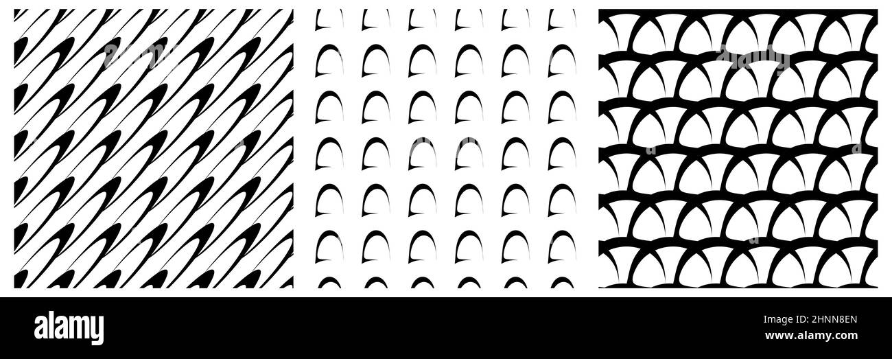 Set of 3 seamless pattern, texture vector - stock vector illustration ...