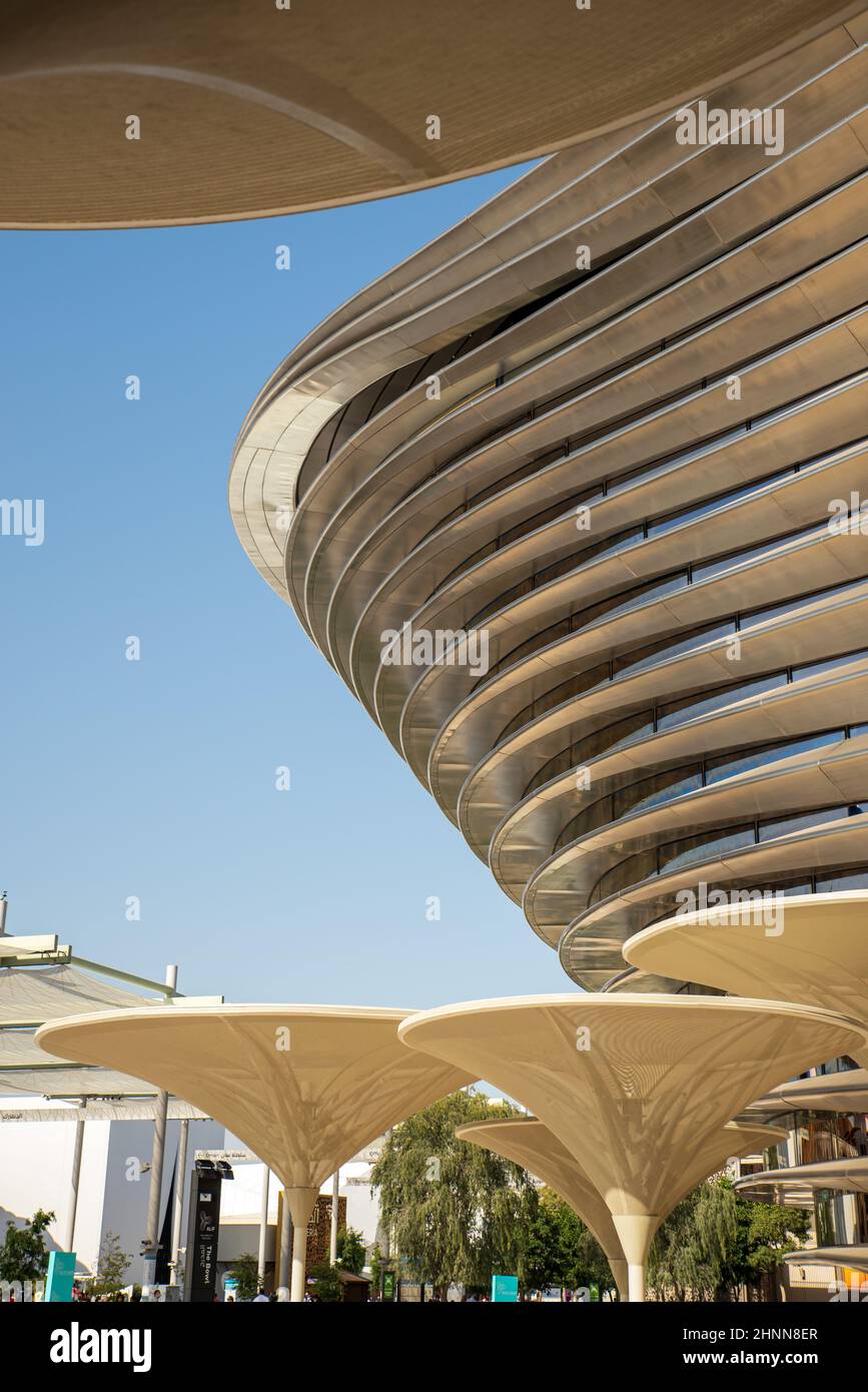 View of mobility pavilion on Dubai expo 2020 Stock Photo - Alamy