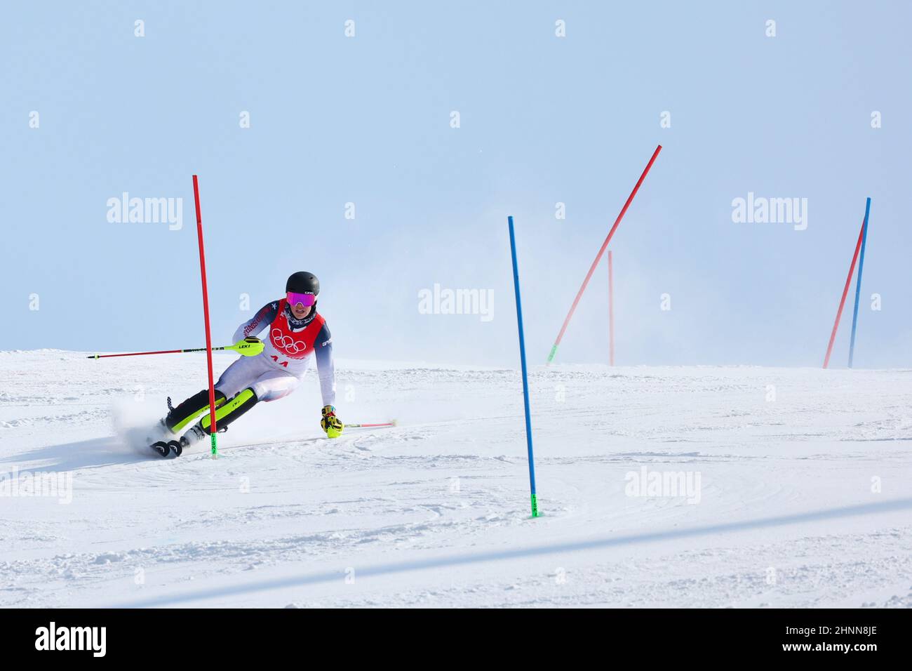 A J Hurt (USA), FEBRUARY 9, 2022 - Alpine Skiing : Women's Slalom ...
