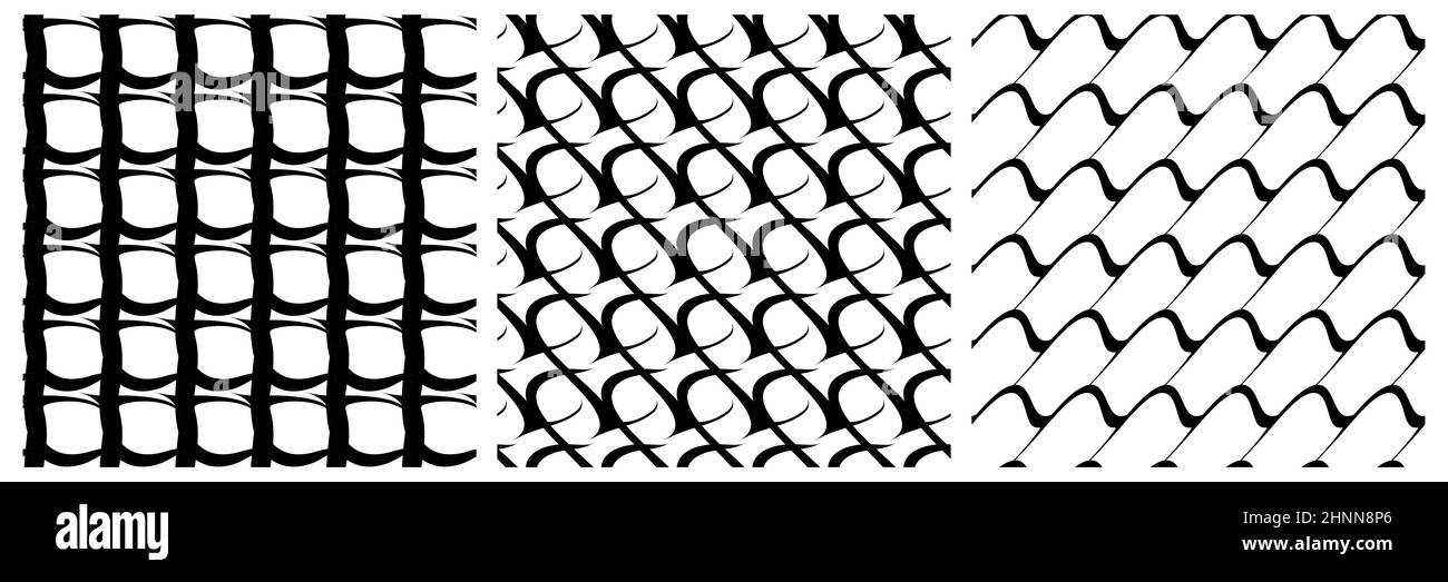 Set of 3 seamless pattern, texture vector - stock vector illustration ...