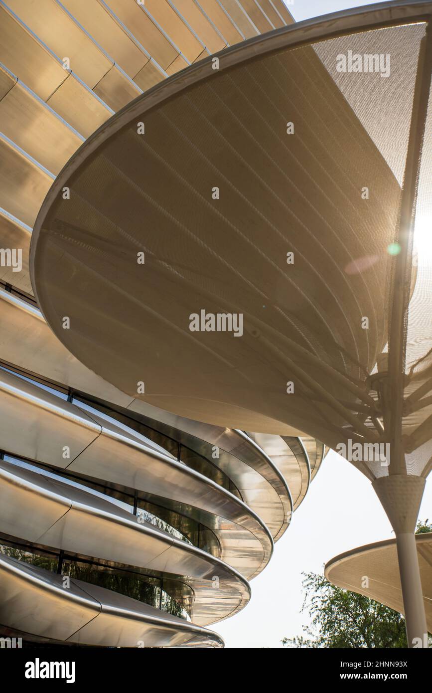 View of mobility pavilion on Dubai expo 2020 Stock Photo - Alamy