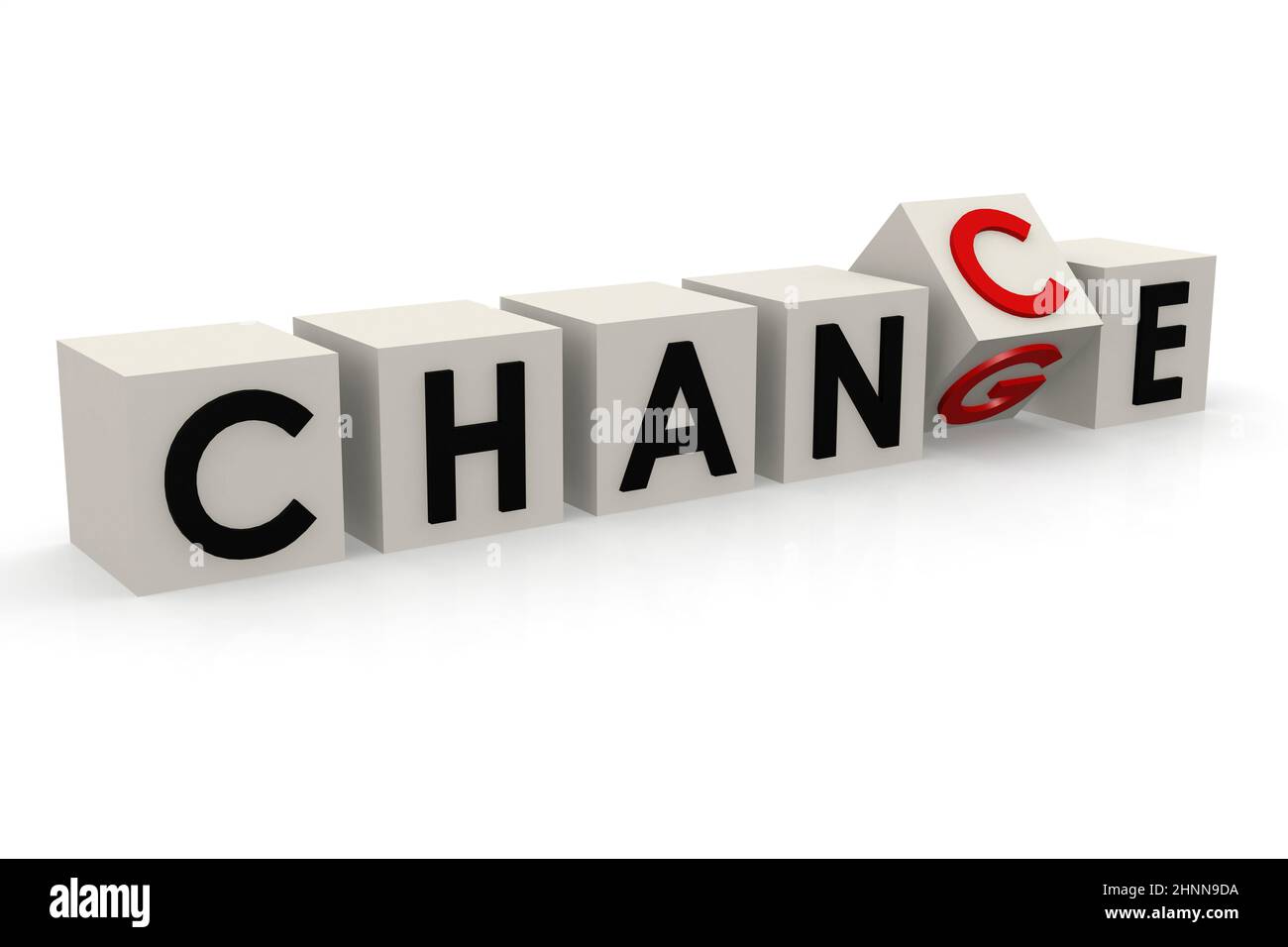 Change to chance puzzle, 3D rendering Stock Photo - Alamy