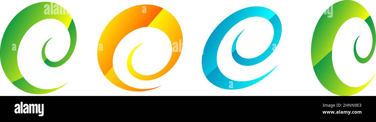 Spiral, swirl, twirl and whirl design element - stock vector ...