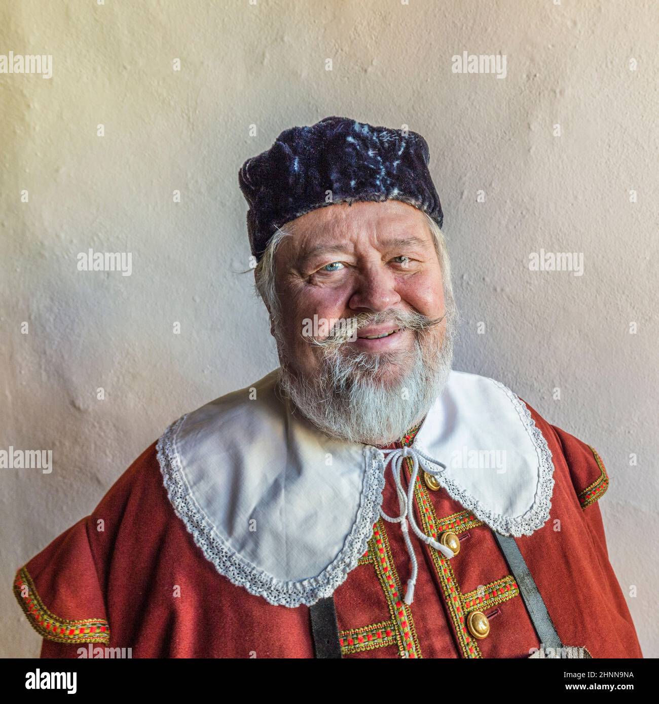 Old man in medieval costume hi-res stock photography and images - Alamy