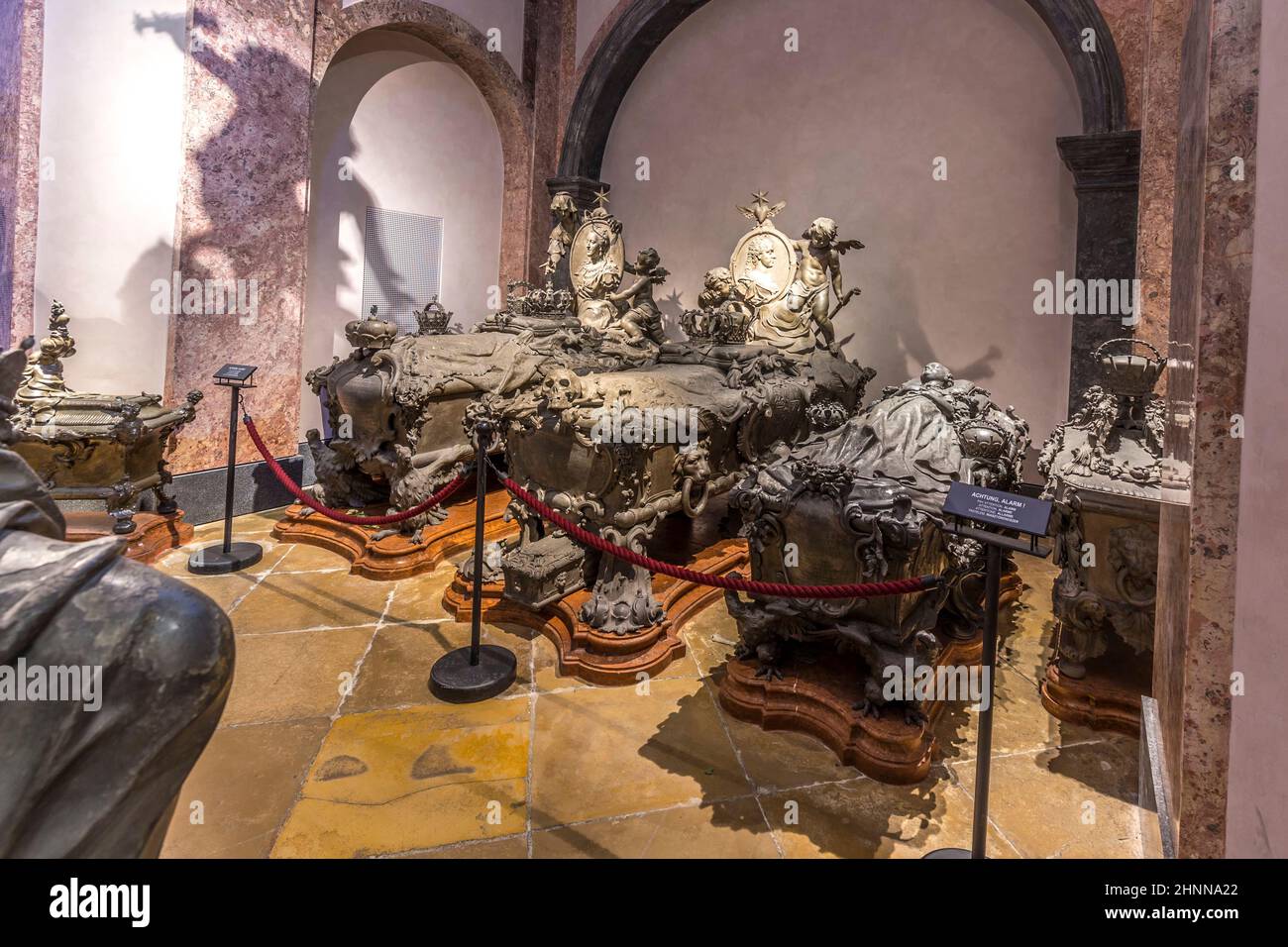 crypt of the Habsburger Kings in Vienna Stock Photo - Alamy