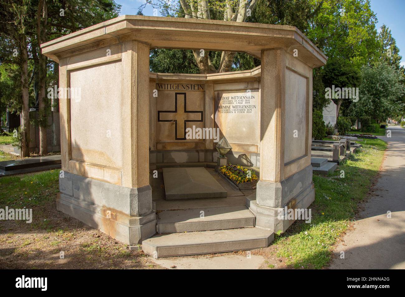 Last Resting Place of Karl Wittgenstein at the Vienna Central Cemetery ...