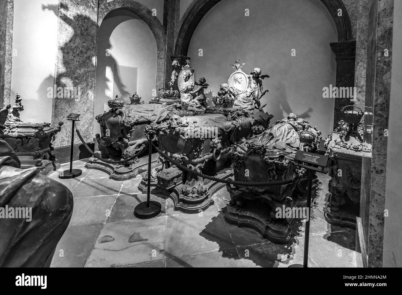 crypt of the Habsburger Kings in Vienna Stock Photo - Alamy