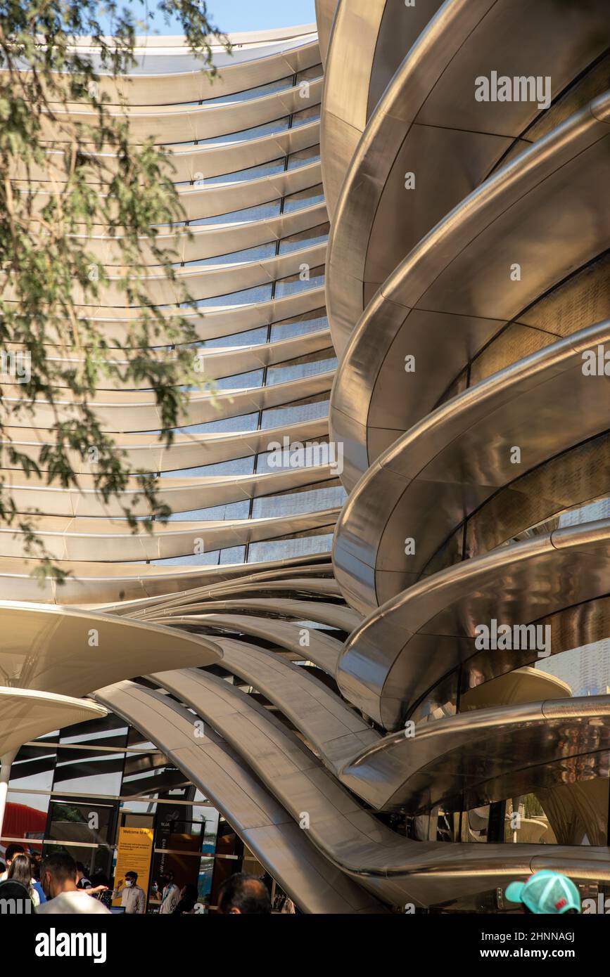View of mobility pavilion on Dubai expo 2020 Stock Photo - Alamy