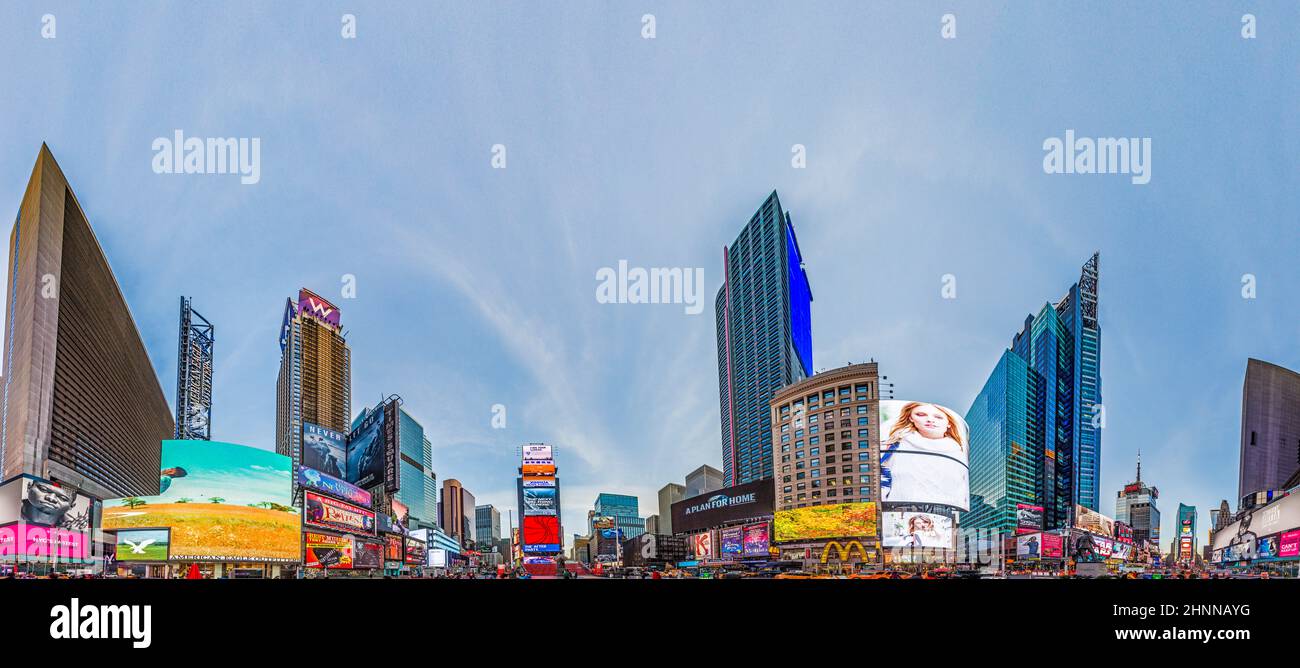 Times Square, featured with Broadway Theaters and huge number of LED ...