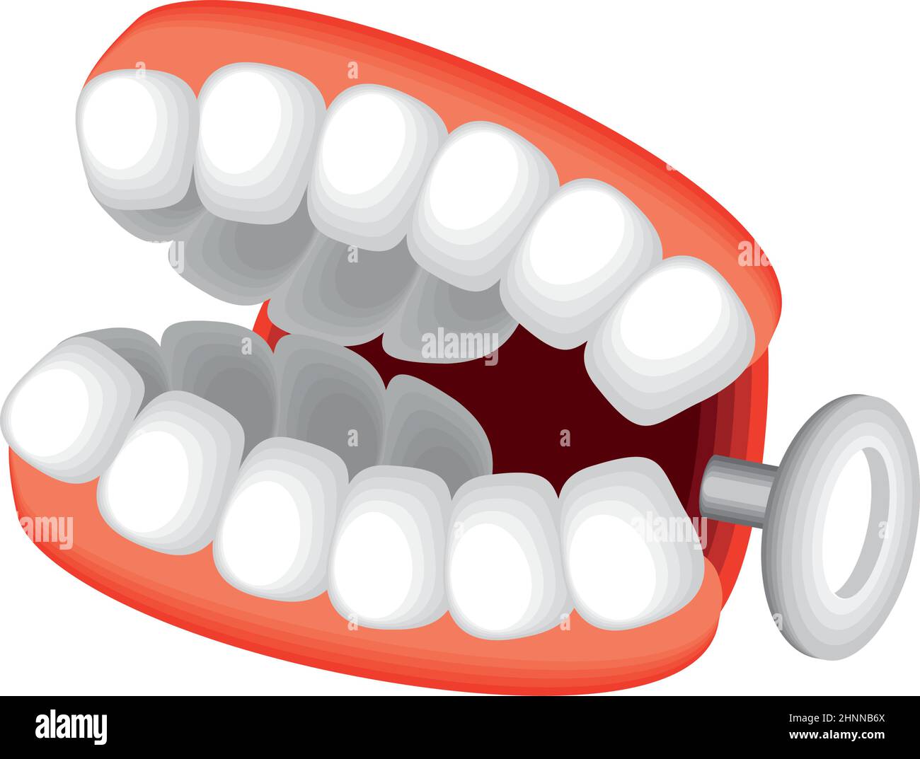 fools day chattering teeth Stock Vector Image & Art - Alamy