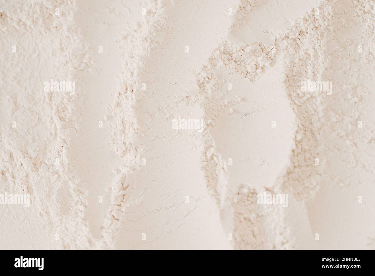 Texture of flour for cooking and dough. White flour photo from above ...