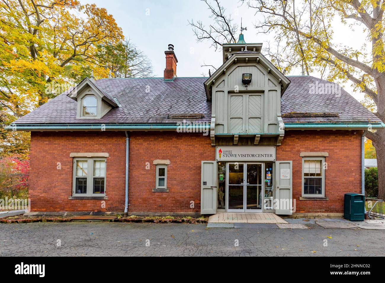 Harriet Beecher house in Hartford, Connecticut. The former home of ...