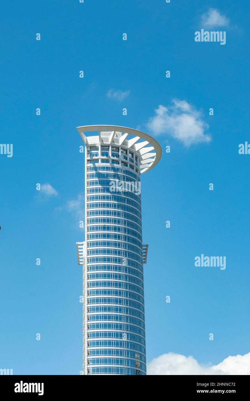 top of the westend tower, one of the tallest skyscraper in Germany ...