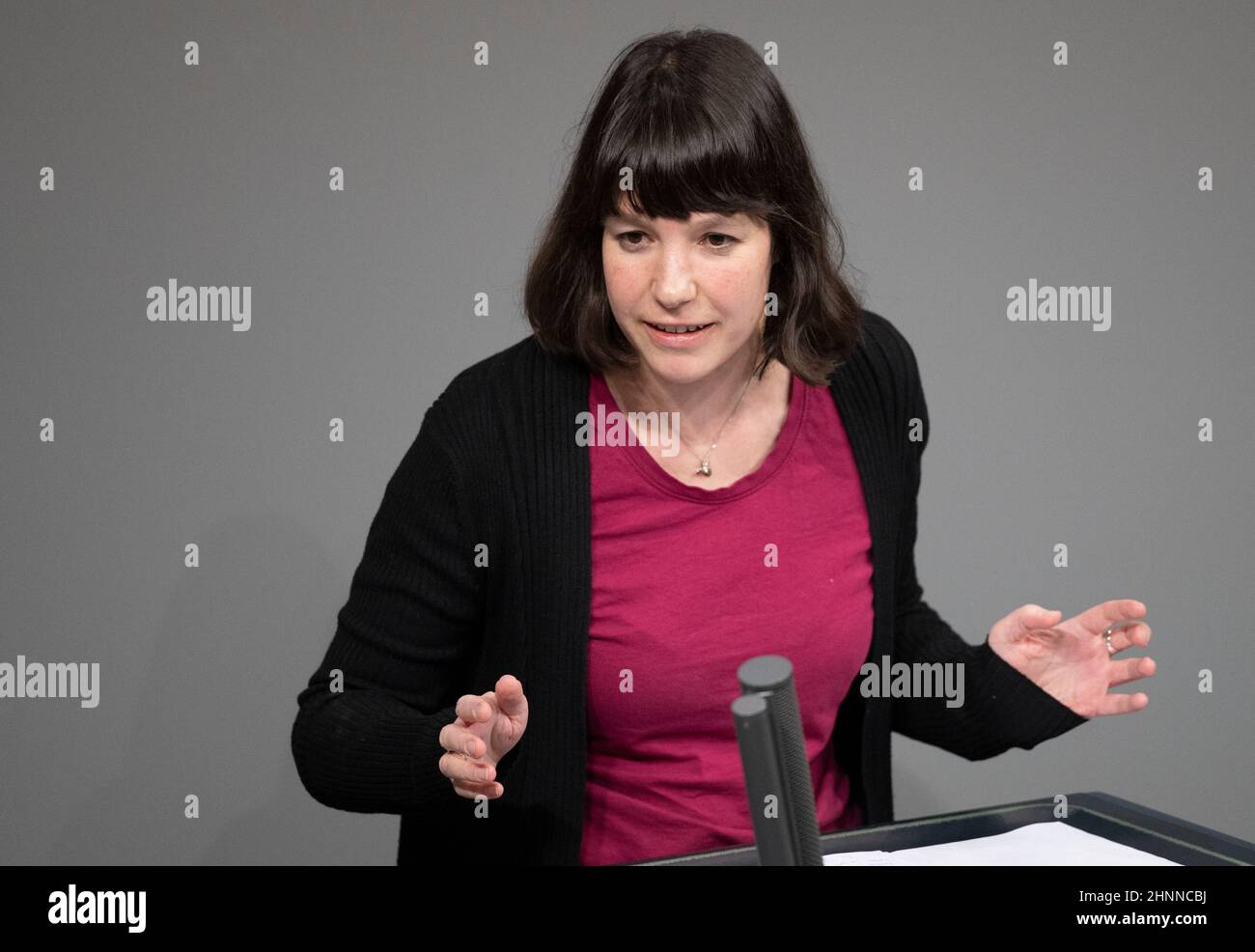 Berlin, Germany. 17th Feb, 2022. Linda Heitmann (Bündnis 90/Die Grünen ...