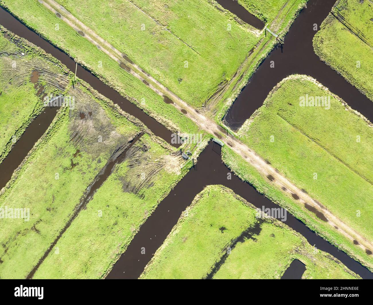 polder fields, Noord Holland, The Netherlands Stock Photo - Alamy