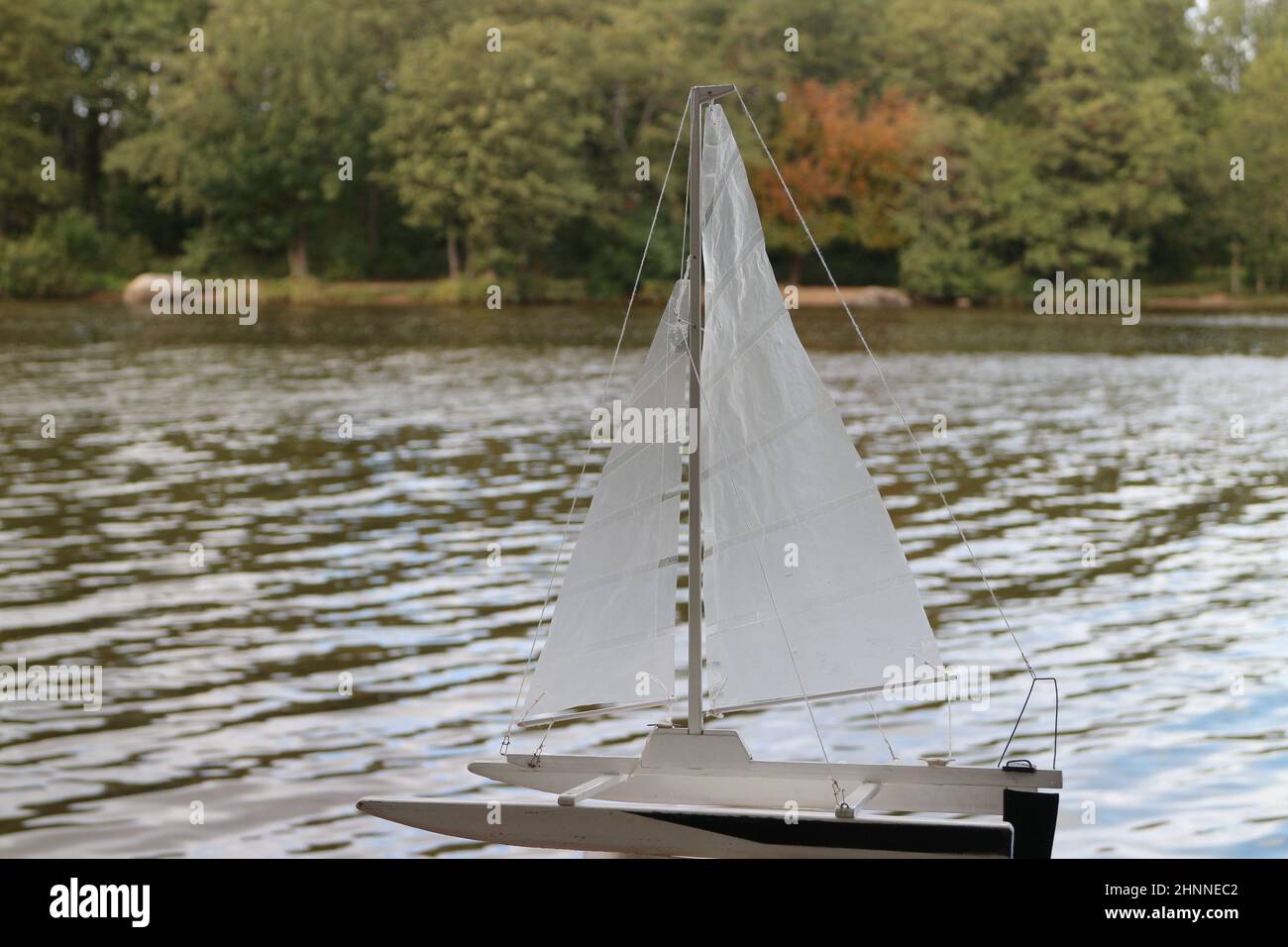 Catamaran sailing on river hi-res stock photography and images - Alamy