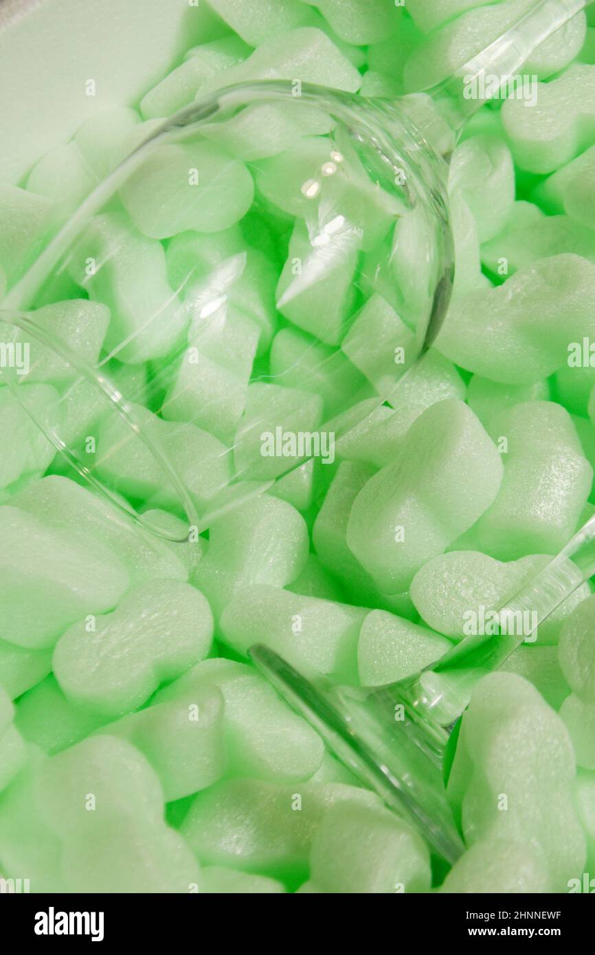 Styrofoam granular packaging filler for parcels, Protective Packaging ...