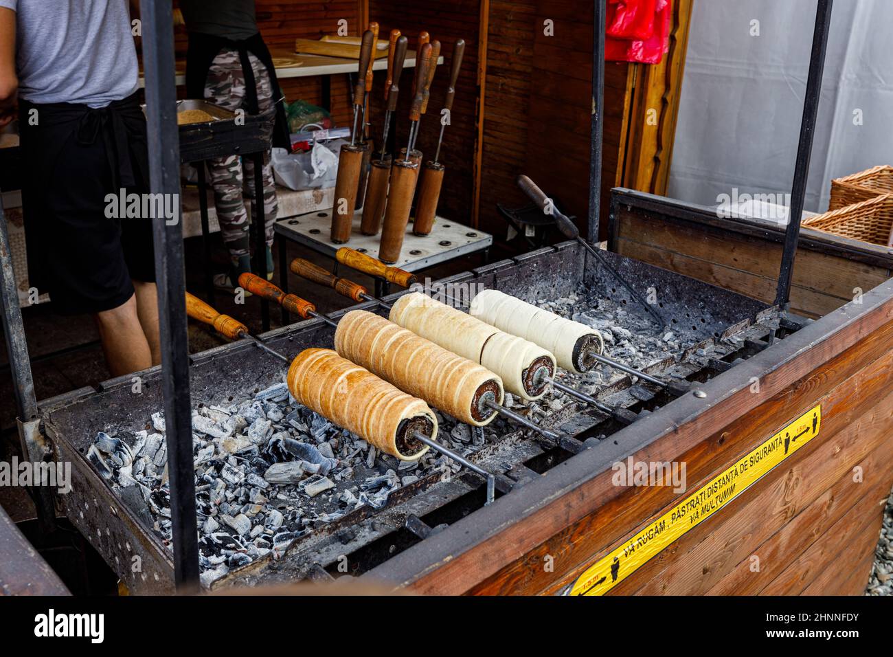 Street food sweet colac secuiesc from Romania Stock Photo - Alamy