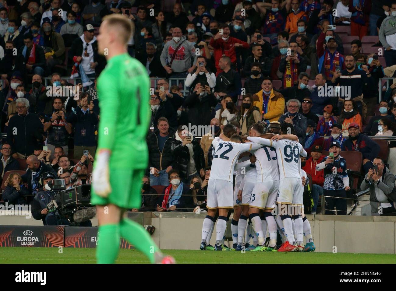 Nou Camp, Barcelona, Spain. 17th Feb, 2022. Europa League Football, FC ...