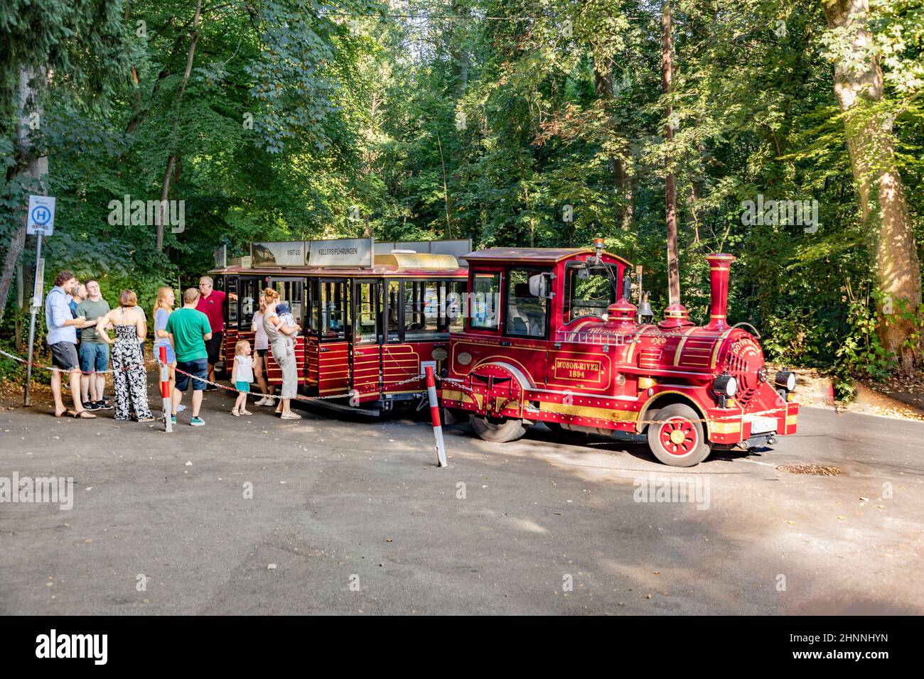 small train called THermine covers all touristic highlights of ...