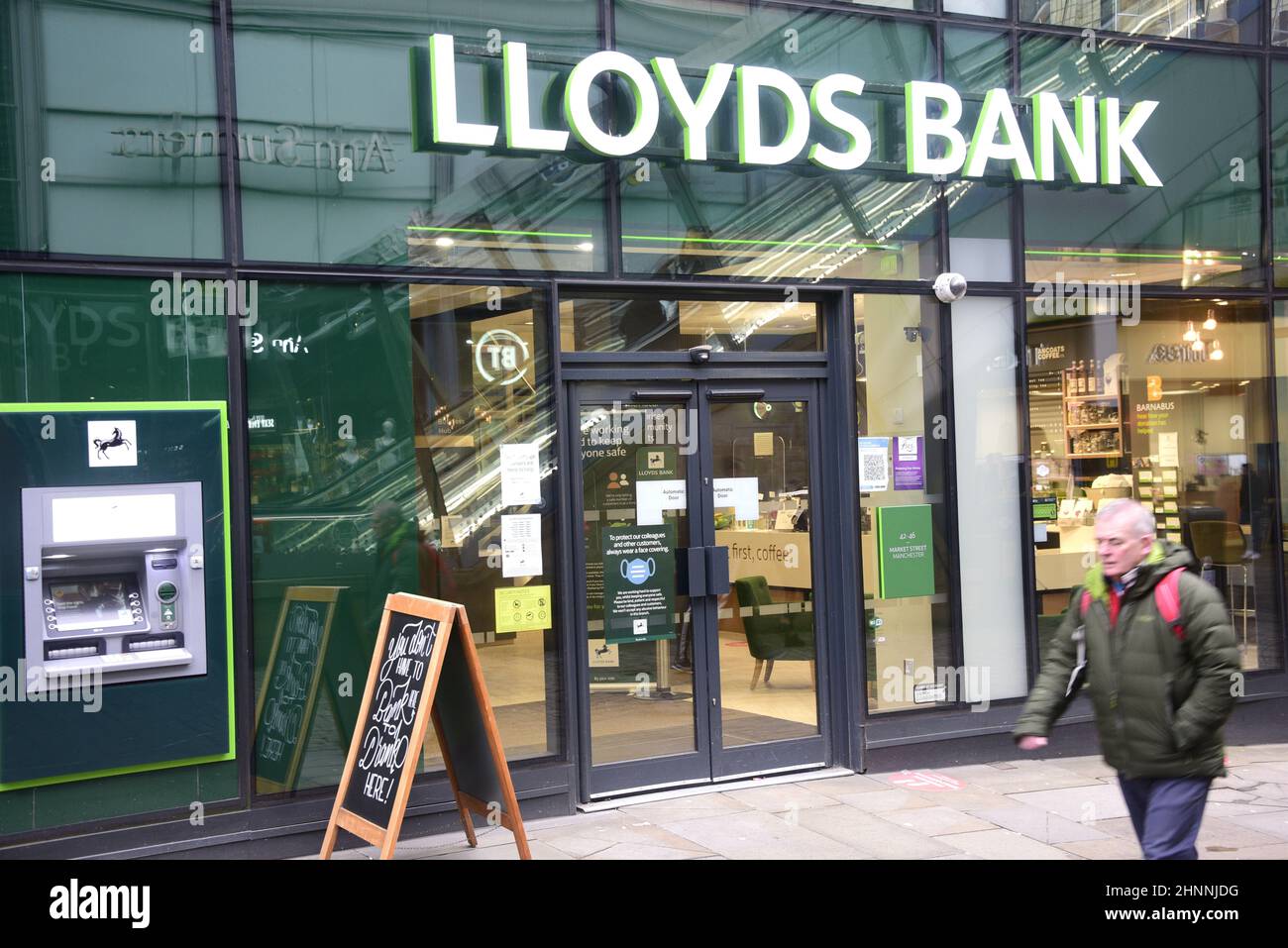 Lloyd's Bank branch in central Manchester, England, UK Stock Photo - Alamy