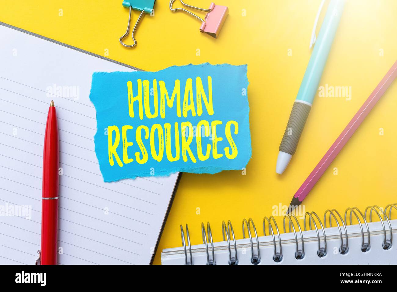 Sign displaying Human Resources, Concept meaning The showing who make ...