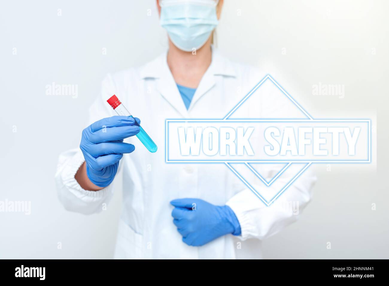 Hand writing sign Work Safety, Business approach policies and ...
