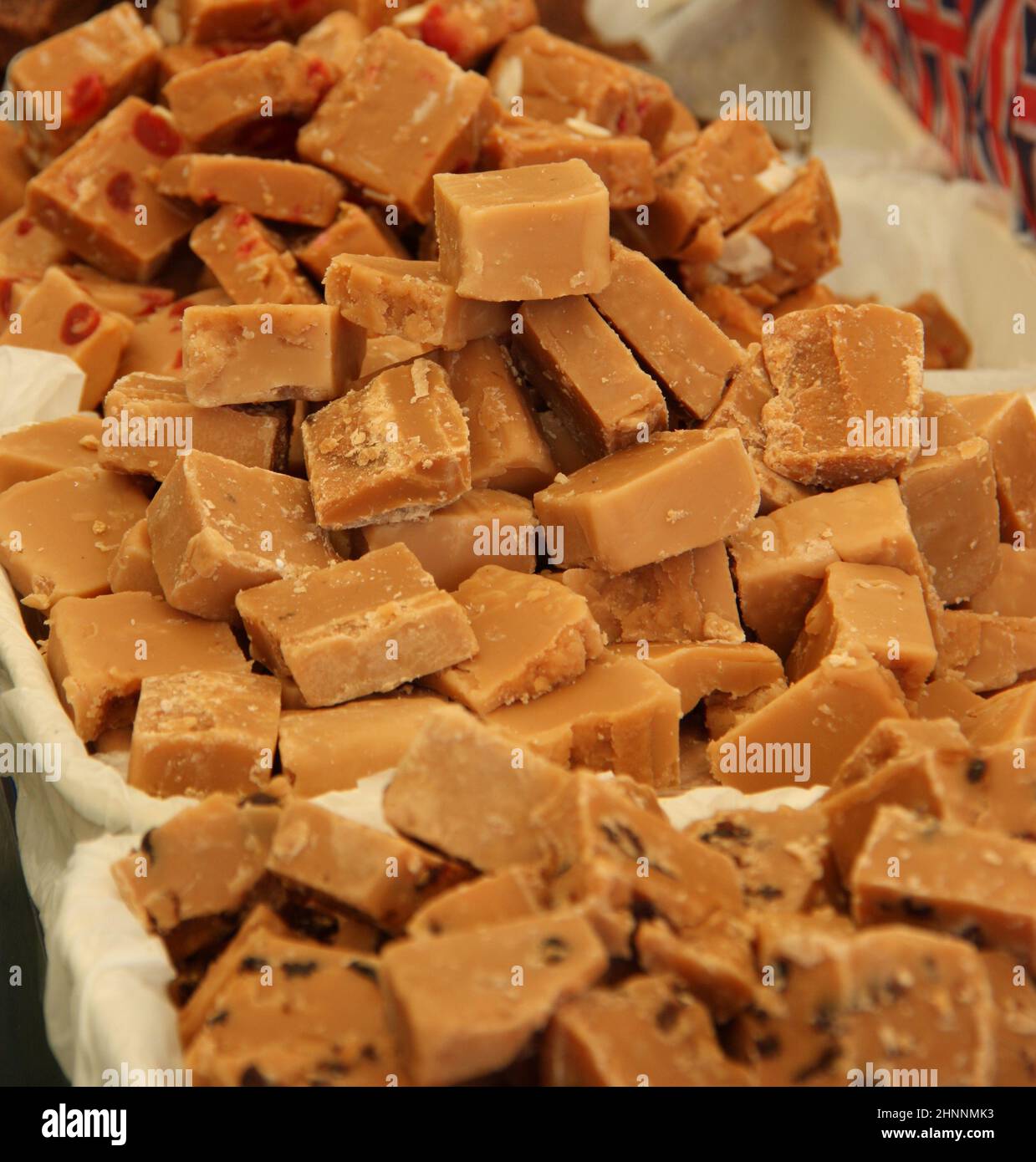A Display of Freshly Made Fudge Sweet Candy Stock Photo - Alamy