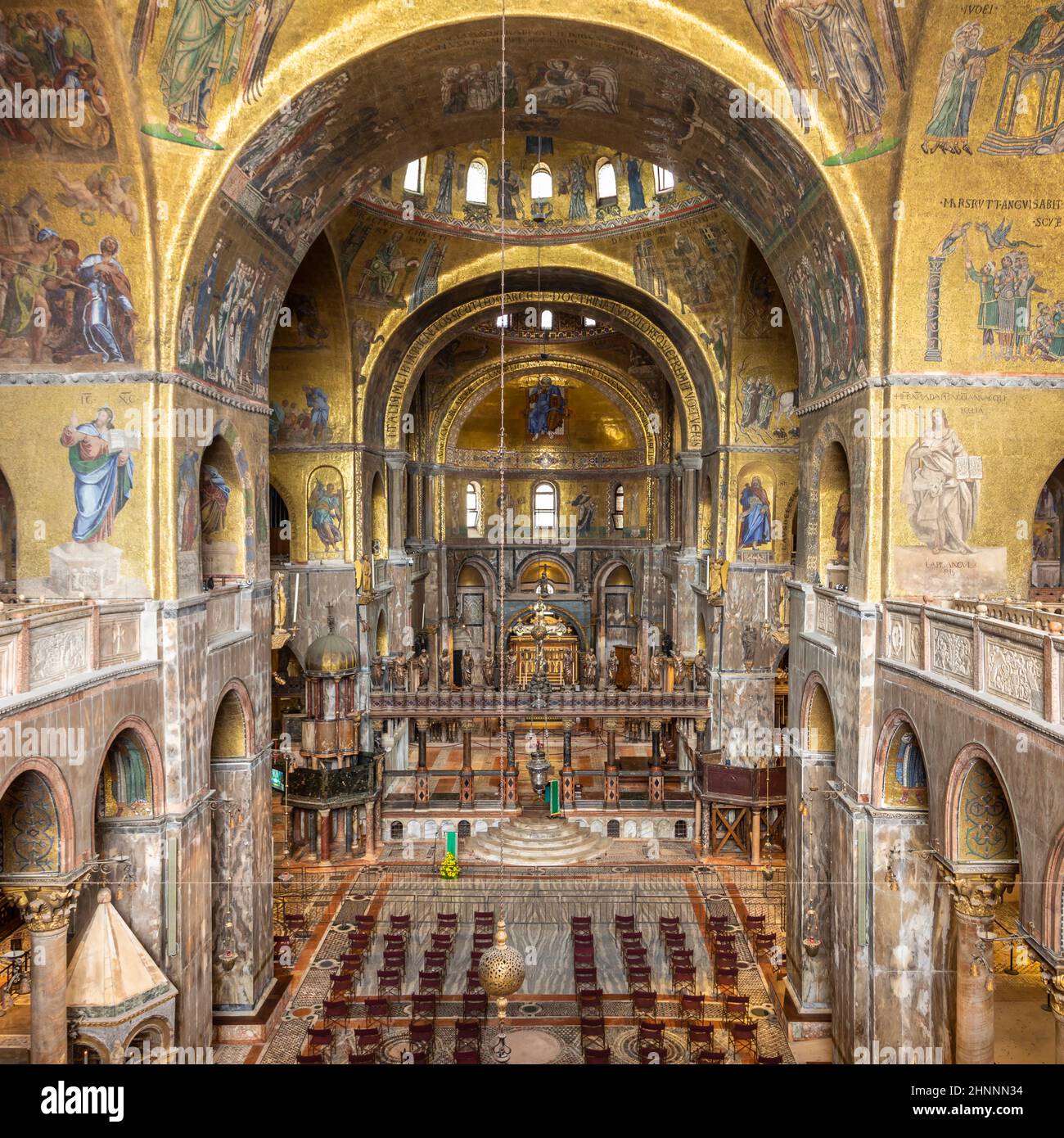 St mark venice inside chapel hi-res stock photography and images - Alamy