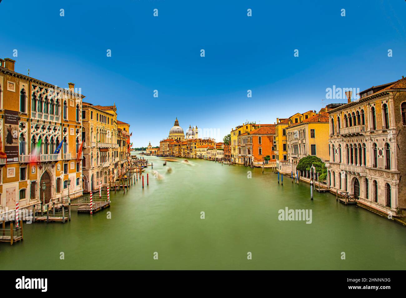 Venice aerial view of the city and the canal grande hi-res stock ...